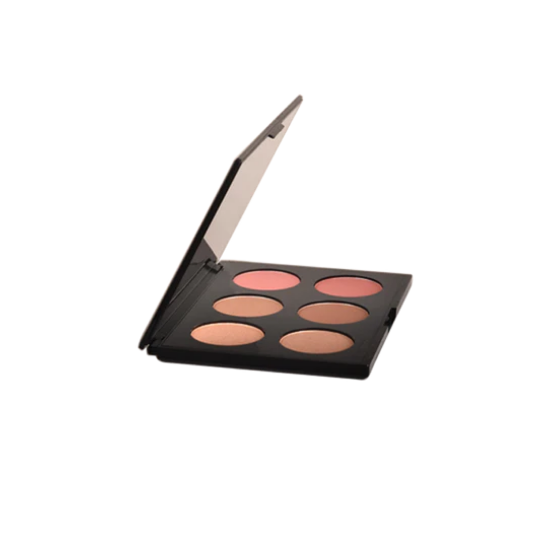 Pro Cheek Palette - 6 Shades – M.INT Beauty PRO